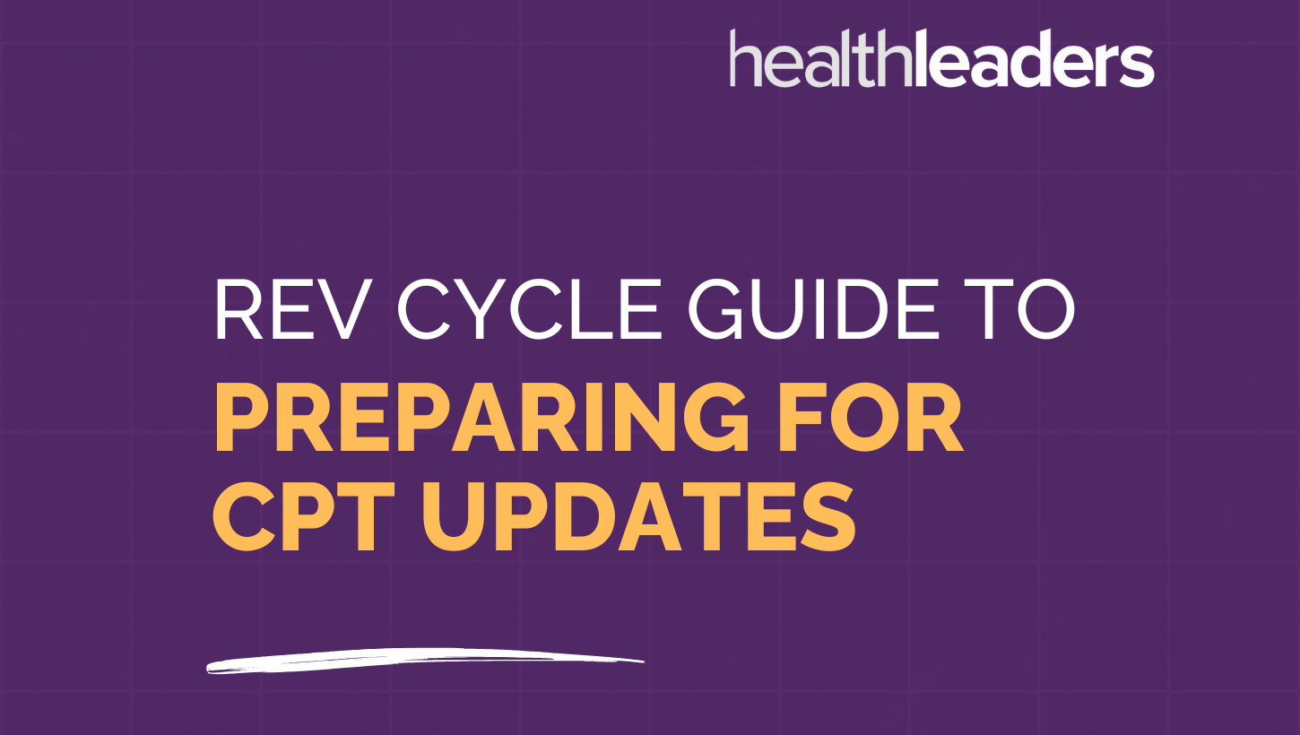 Infographic: Rev Cycle Guide to Preparing for CPT Updates ...